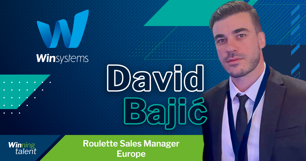 Win Systems appoints David Bajic as Roulette Sales Manager for Europe - Win Systems English